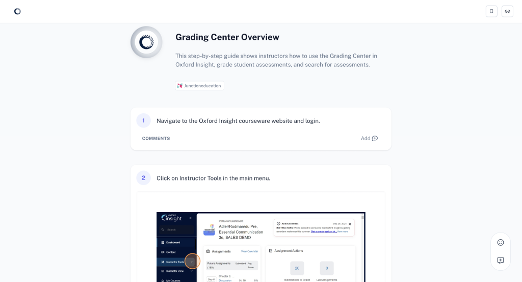 Courseware Features Overview - Oxford Insight